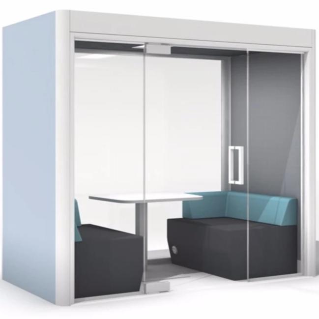 Oasis Linear Duo Pod | Versatile Office Privacy Solution